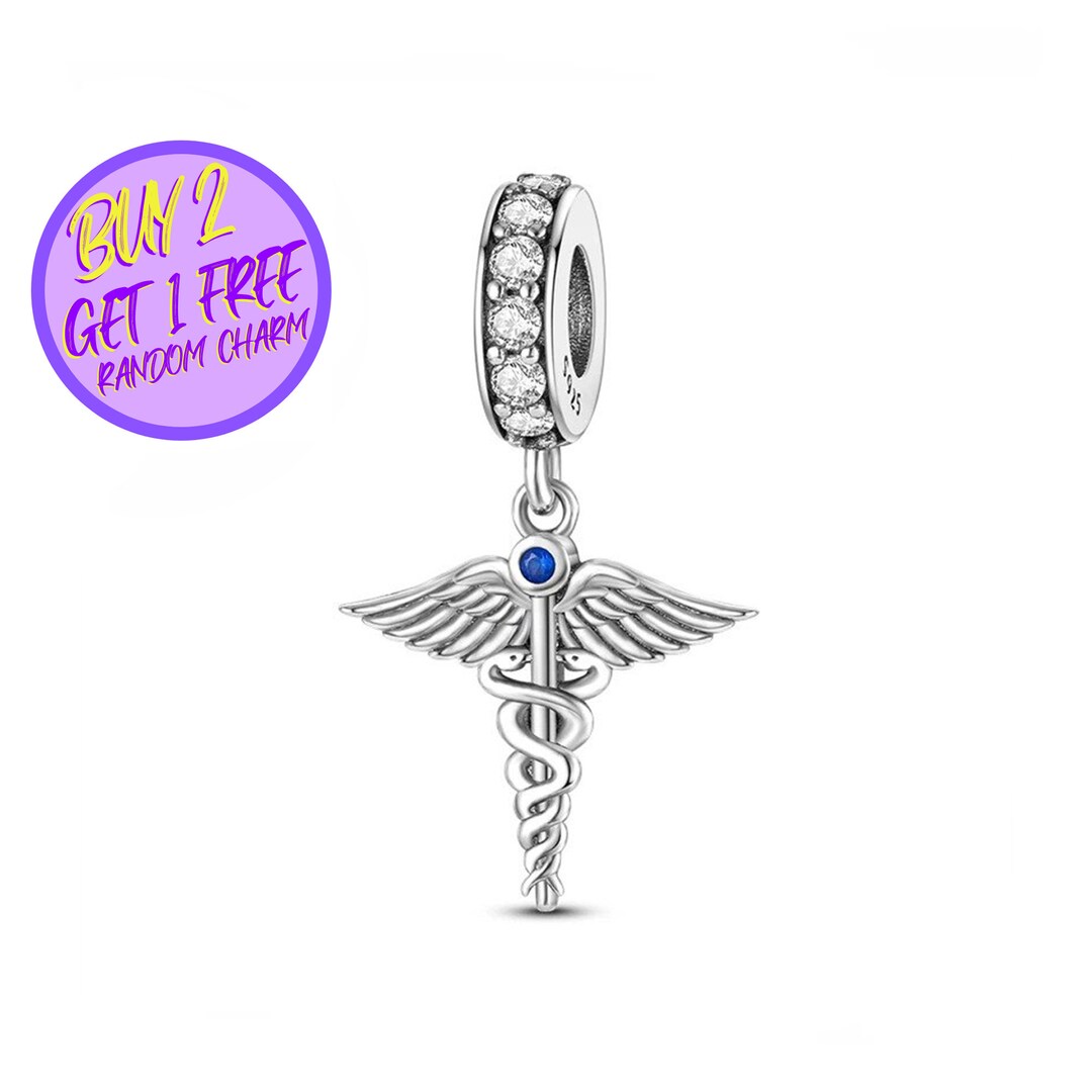 Angel Medicine Charm for Bracelet, Angel Charm, Hospital Charm ...