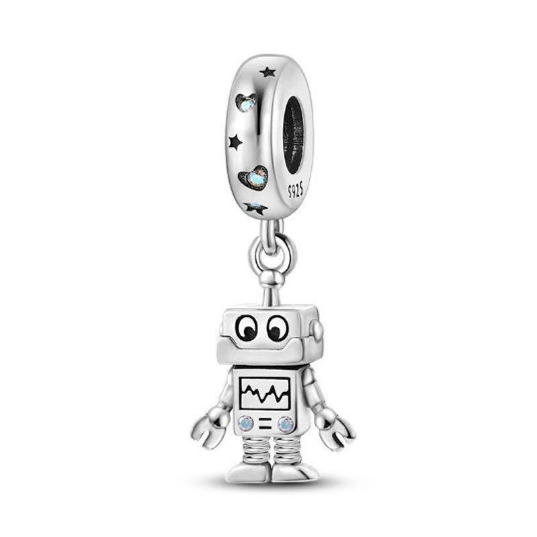 Mechanic Robot Charm for Bracelet Lovely Robot Charm - Etsy