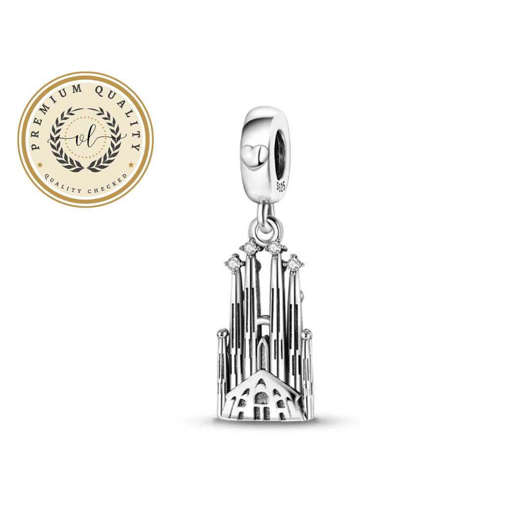 La Sagrada Familia Charm for Bracelet, Country Charm, Spain Charm ...