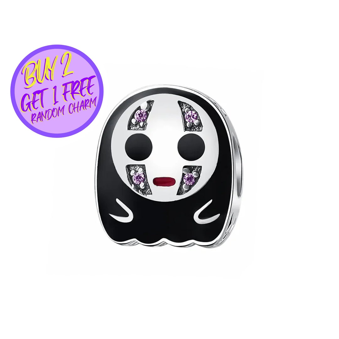 Cute Ghost Charm for Bracelet, Halloween Charm, Sterling Silver Charm ...