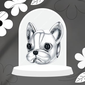 French Bulldog Charm for Bracelet, Dog Charm, Animal Theme Charm ...