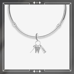 Healthy Teeth Toothbrush Dangle Charm for Bracelet, Toothbrush Charm ...