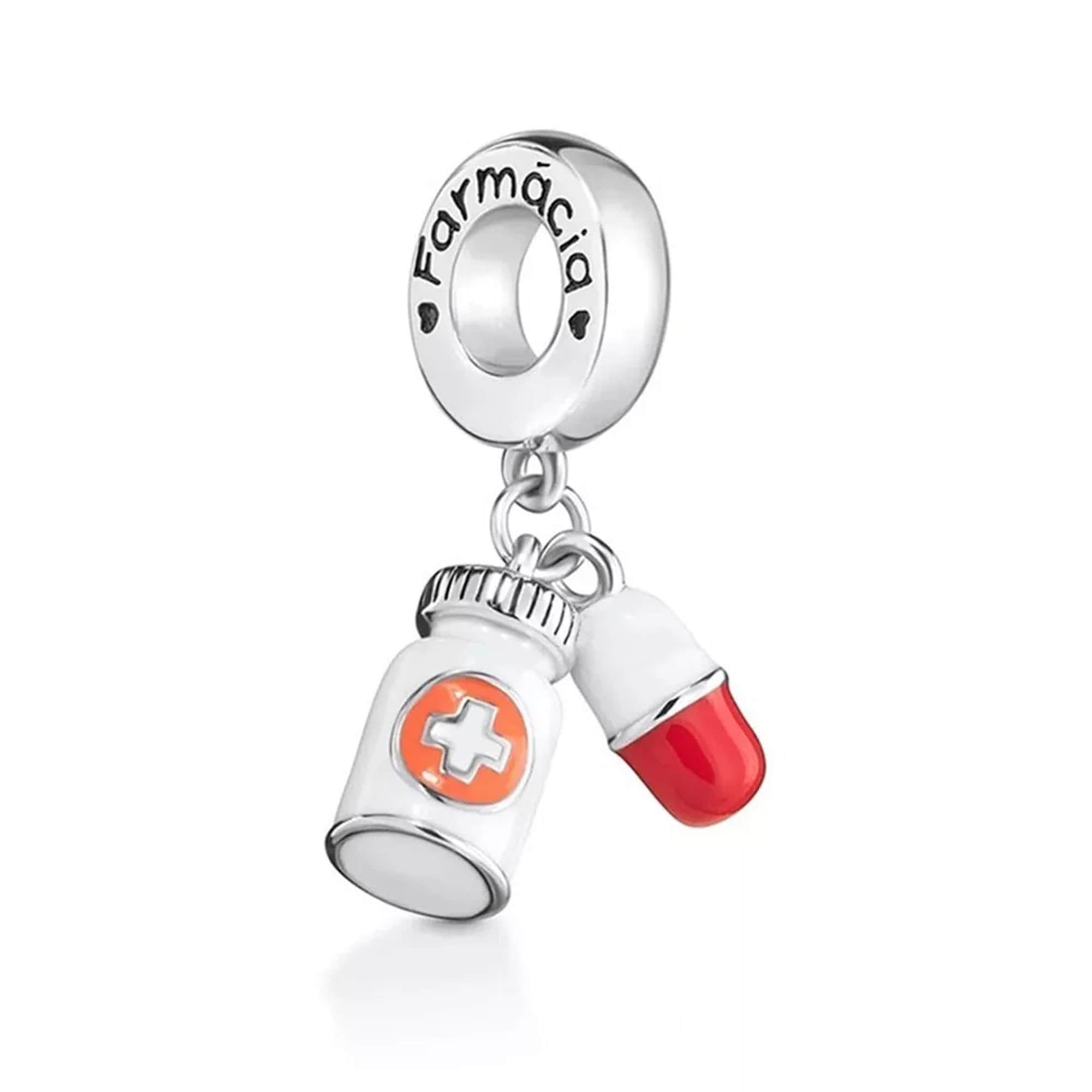 Pharmacy Charm for Bracelet, Pharmaia Charm, Hospital Charm, Medicine ...