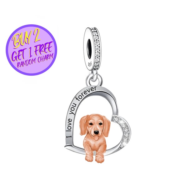 Dog Charm - Etsy