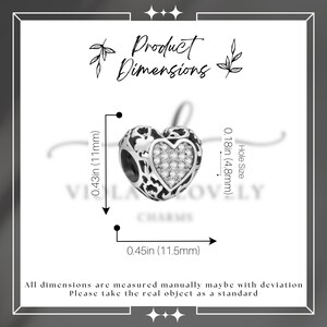 We Belong Together Heart Charm for Bracelet, Heart Charm, Beaded Charm ...