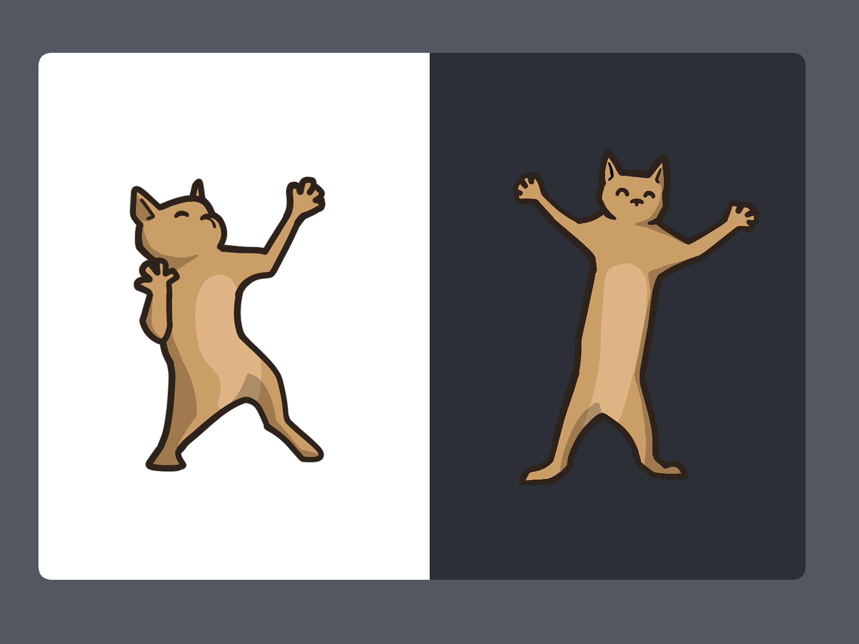 Dancing Meme Cat ANIMATED CAT EMOTES Twitch Youtube Discord Streaming ...