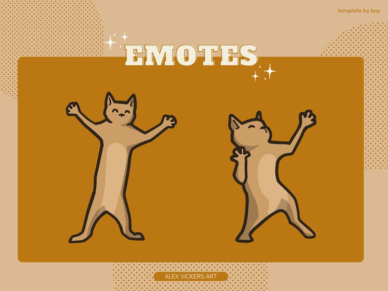 Dancing Meme Cat ANIMATED CAT EMOTES Twitch Youtube Discord Streaming ...