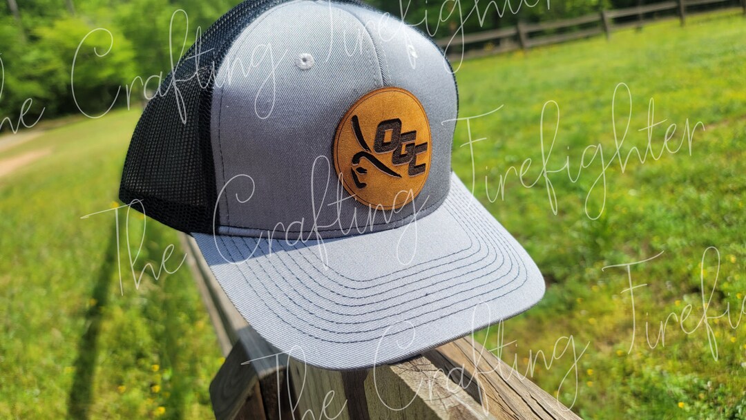Custom Leather Patch Trucker Hat, Snapback, Leatherette, C112 Port ...