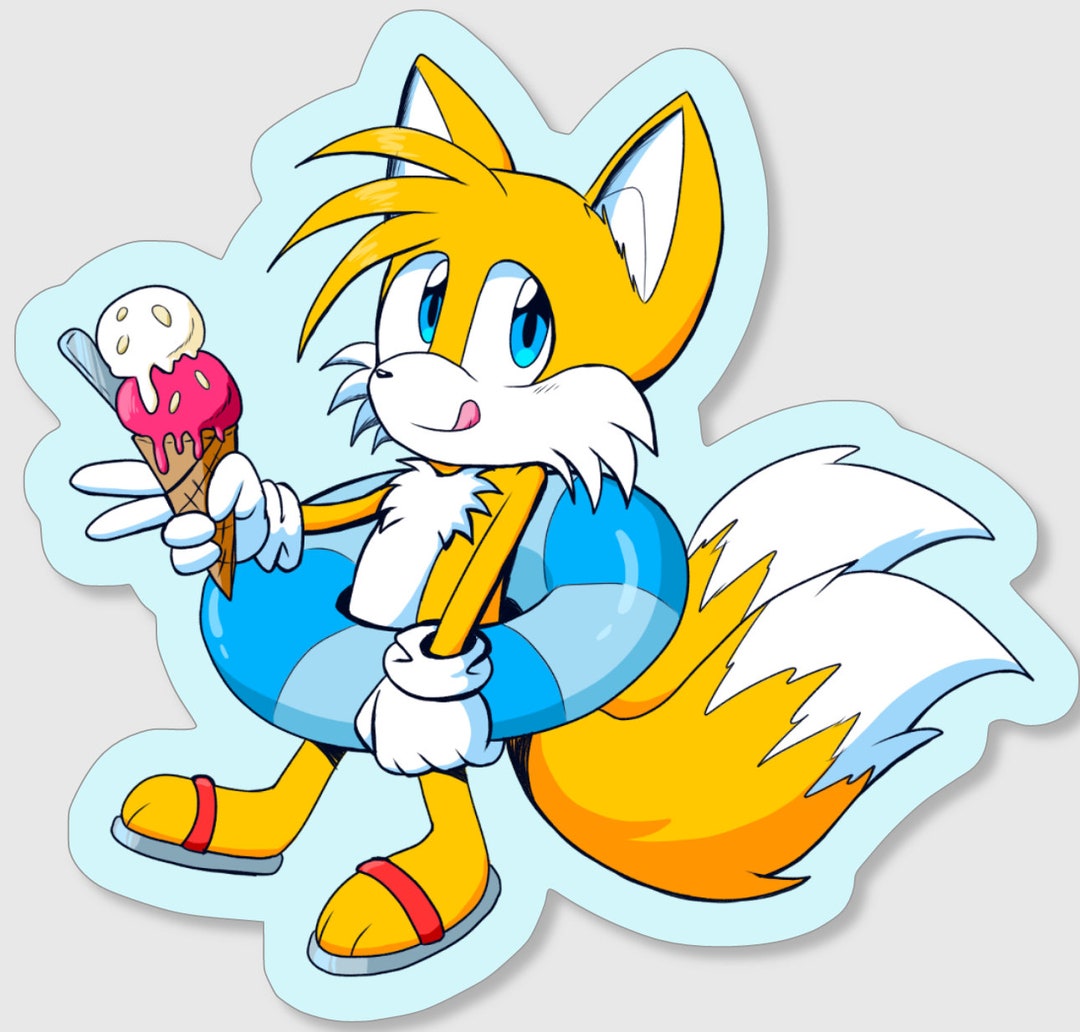 Ice Cream Tails Sticker - Etsy