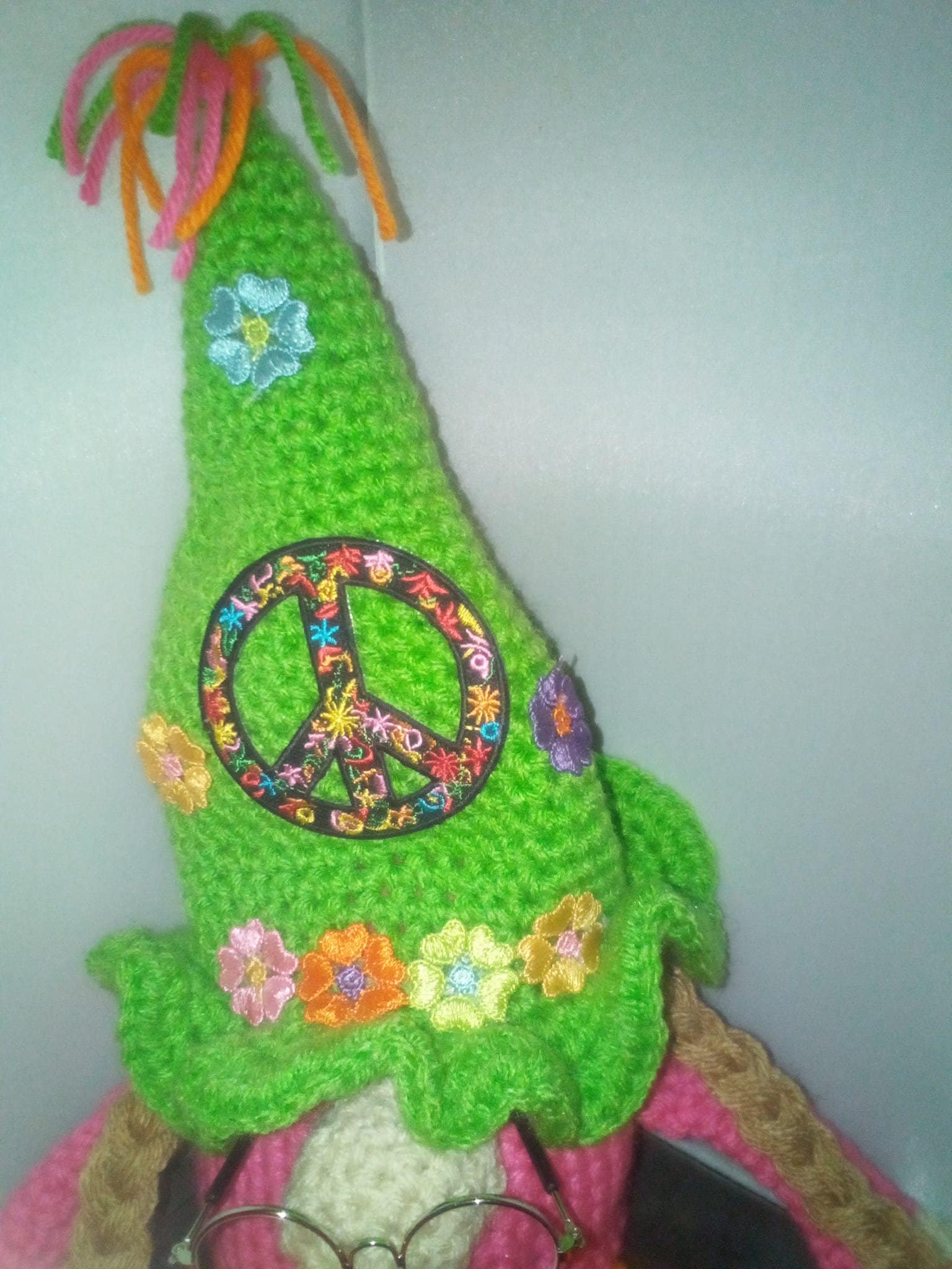 Hippie Peace Gnome Digital Pattern - Etsy