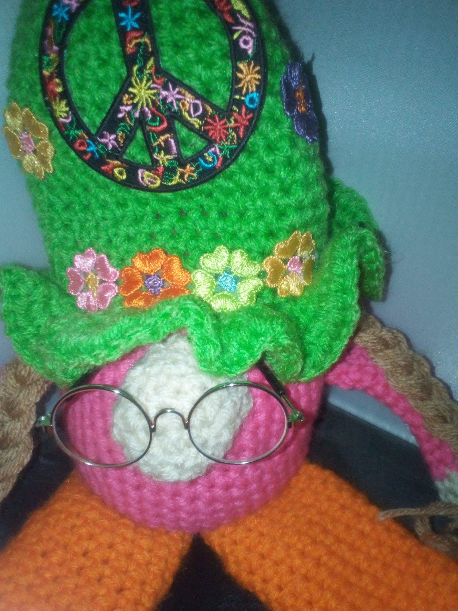 Hippie Peace Gnome Digital Pattern - Etsy