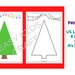 Printable Christmas Tree Activity, Decorate the Christmas Tree, Home ...