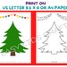 Printable Christmas Tree Activity, Decorate the Christmas Tree, Home ...