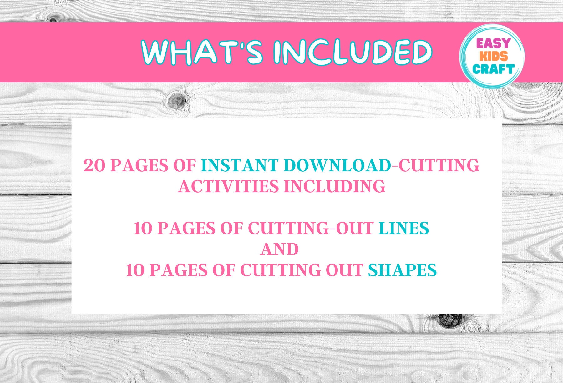 Cutting Practice Printable | Scissor Skills for Preschoolers | Fine ...