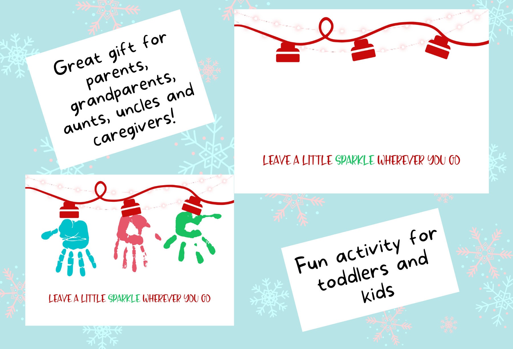 DIY Christmas Handprint Art for Kids | Christmas Keepsake | Handprint ...