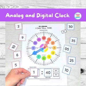 Learn to Tell Time, Telling the Time Worksheet, I Can Tell Time ...