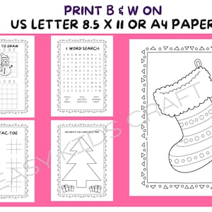 20 Christmas Activity Printables Pk 2, Christmas Party Games, Christmas ...
