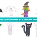Halloween Bundle Toilet Paper Roll Crafts | Witch Bat Pumpkin Black Cat ...