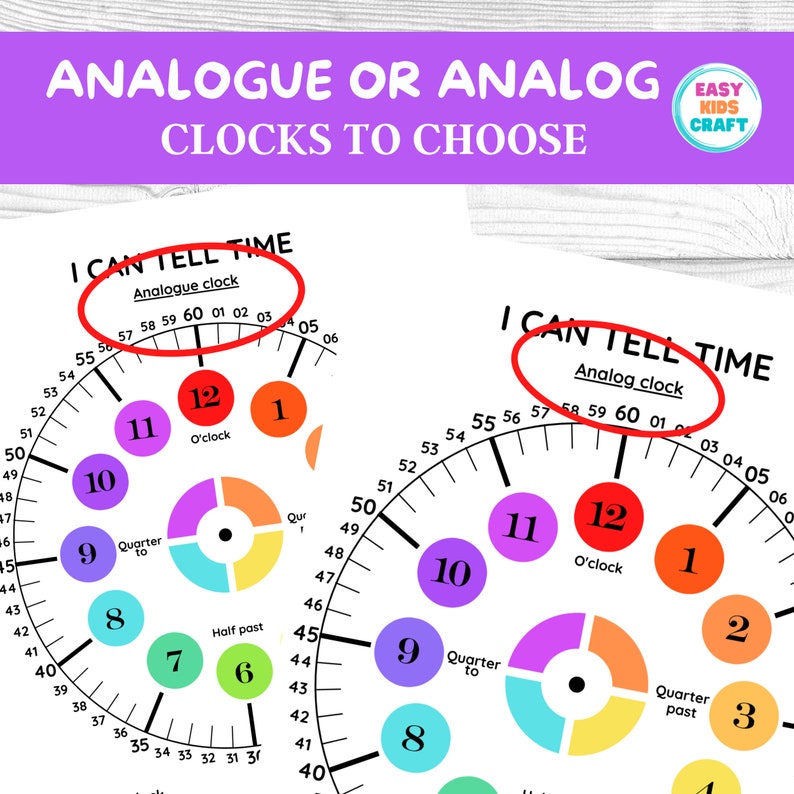 Learn to Tell Time, Telling the Time Worksheet, I Can Tell Time ...