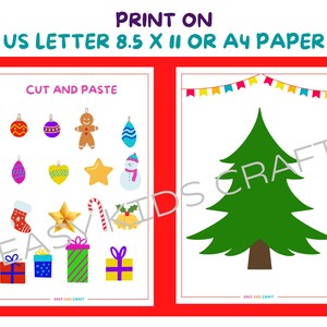 Printable Christmas Tree Activity, Decorate the Christmas Tree, Home ...