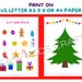 Printable Christmas Tree Activity, Decorate the Christmas Tree, Home ...