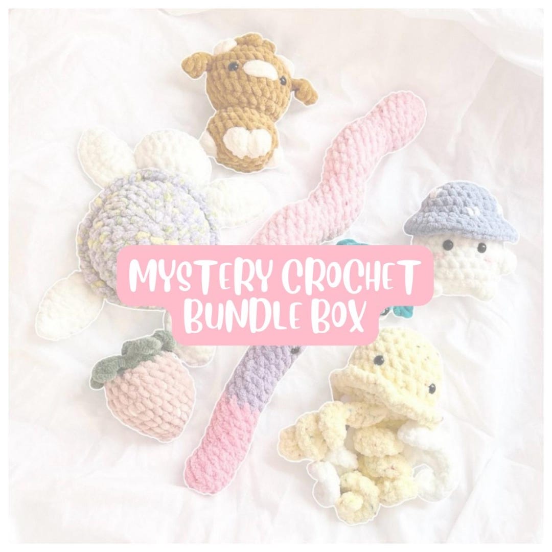 Mystery Crochet Bundle Box | Mystery Box, Bag | Blind Box, Bag ...