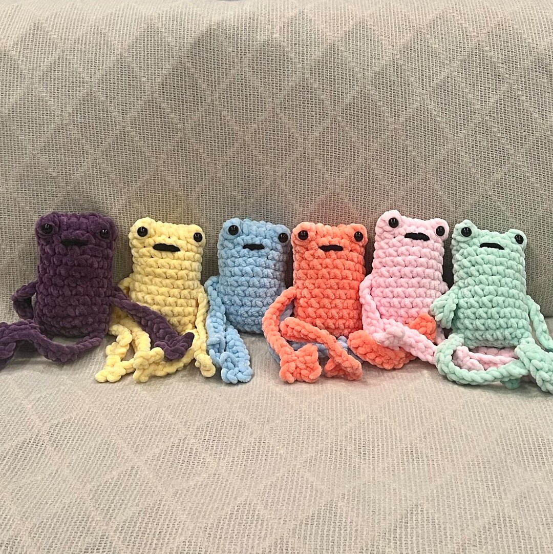 Leggy Frogs | Plushies | Stuffed Animals | Stuffed Toys | Crochet ...