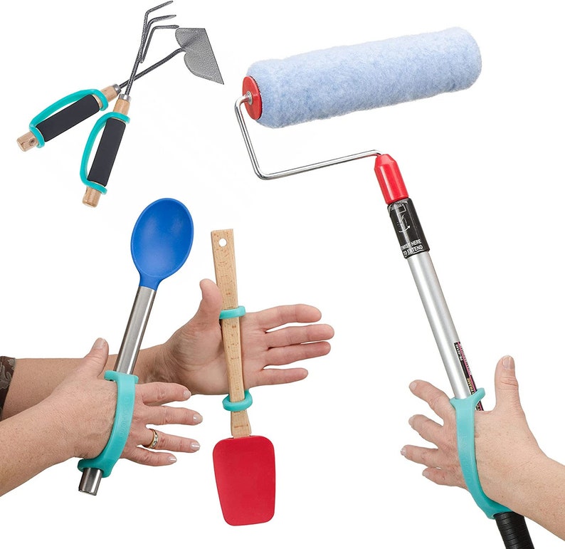 Eazyhold Aqua Silicone Adaptive Aid, Universal Cuff Hand Grip Assistive ...