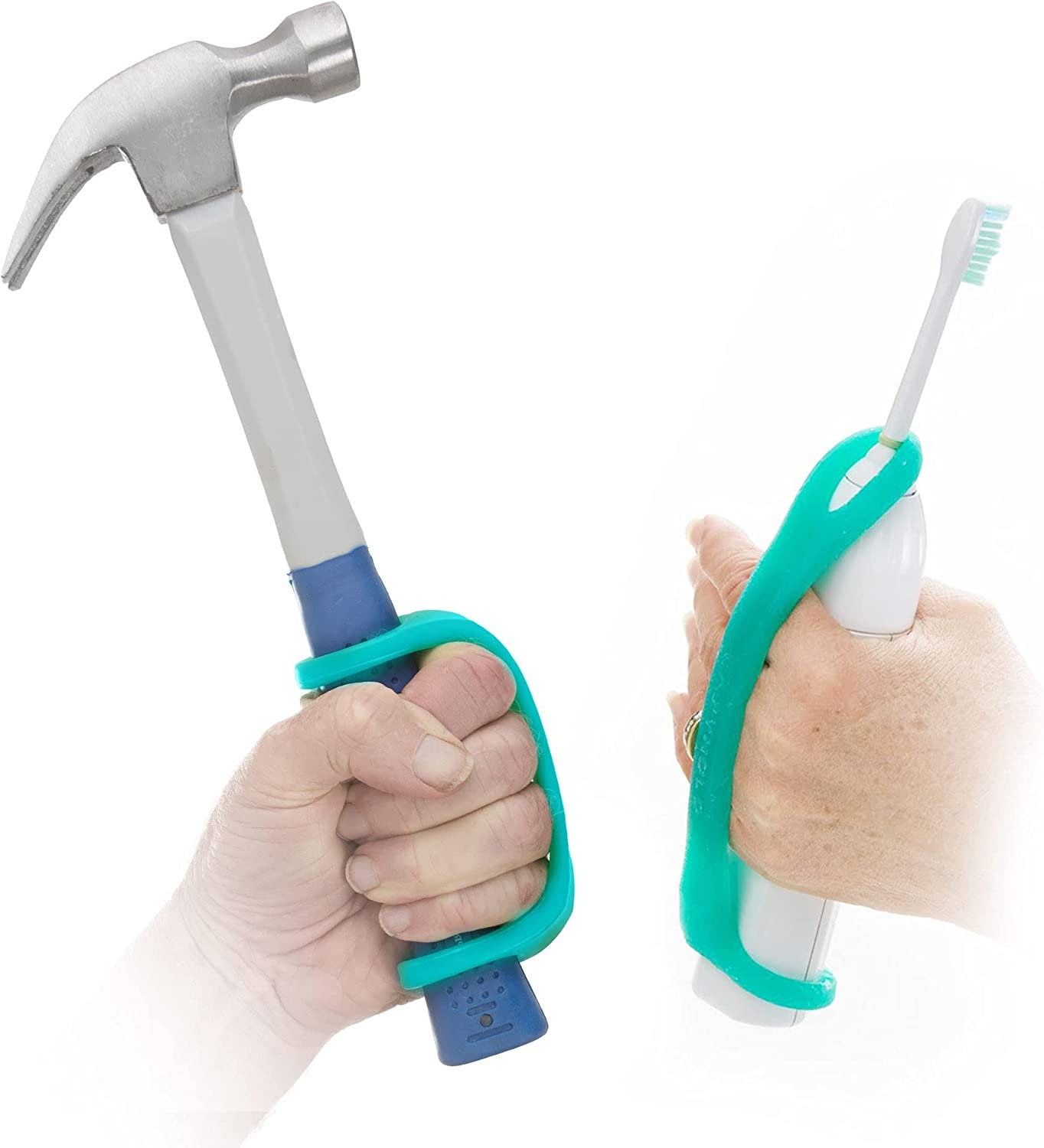 Eazyhold Aqua Silicone Adaptive Aid, Universal Cuff Hand Grip Assistive ...