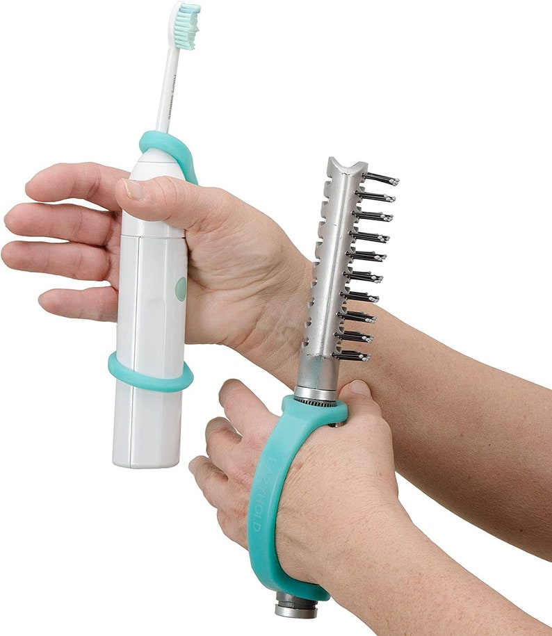 Eazyhold Aqua Silicone Adaptive Aid, Universal Cuff Hand Grip Assistive ...