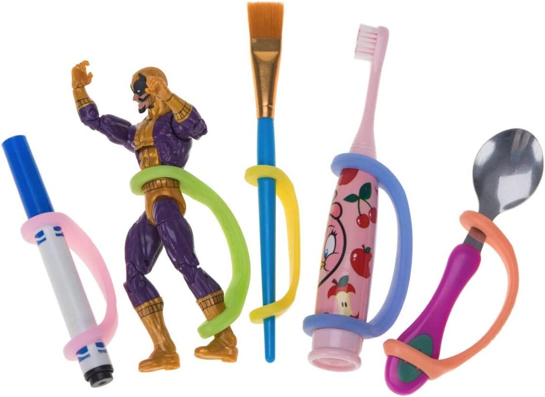 Eazyhold Silicone Adaptive Aid Universal Cuff for Limited Hand Mobility ...