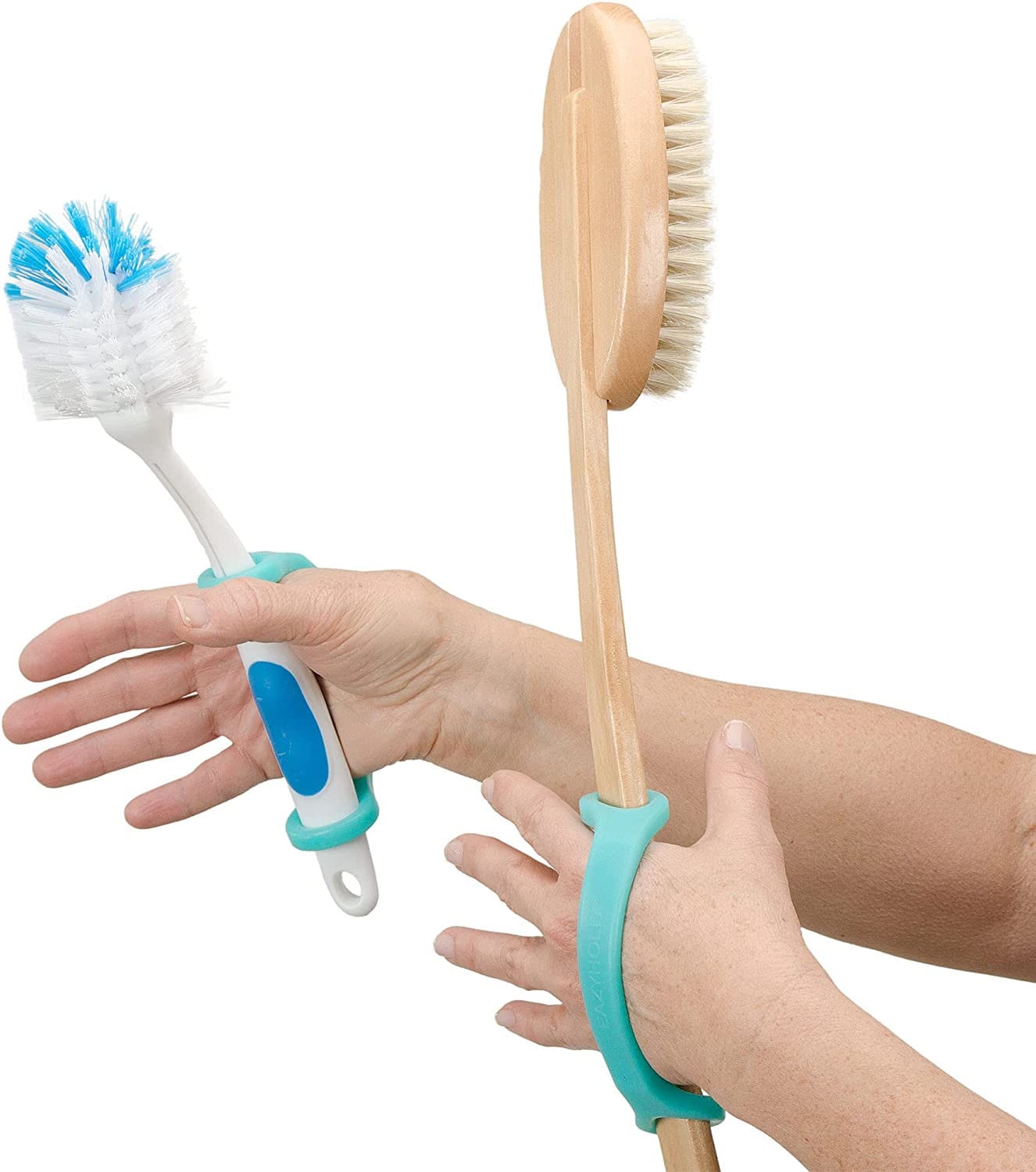 Eazyhold Aqua Silicone Adaptive Aid, Universal Cuff Hand Grip Assistive ...