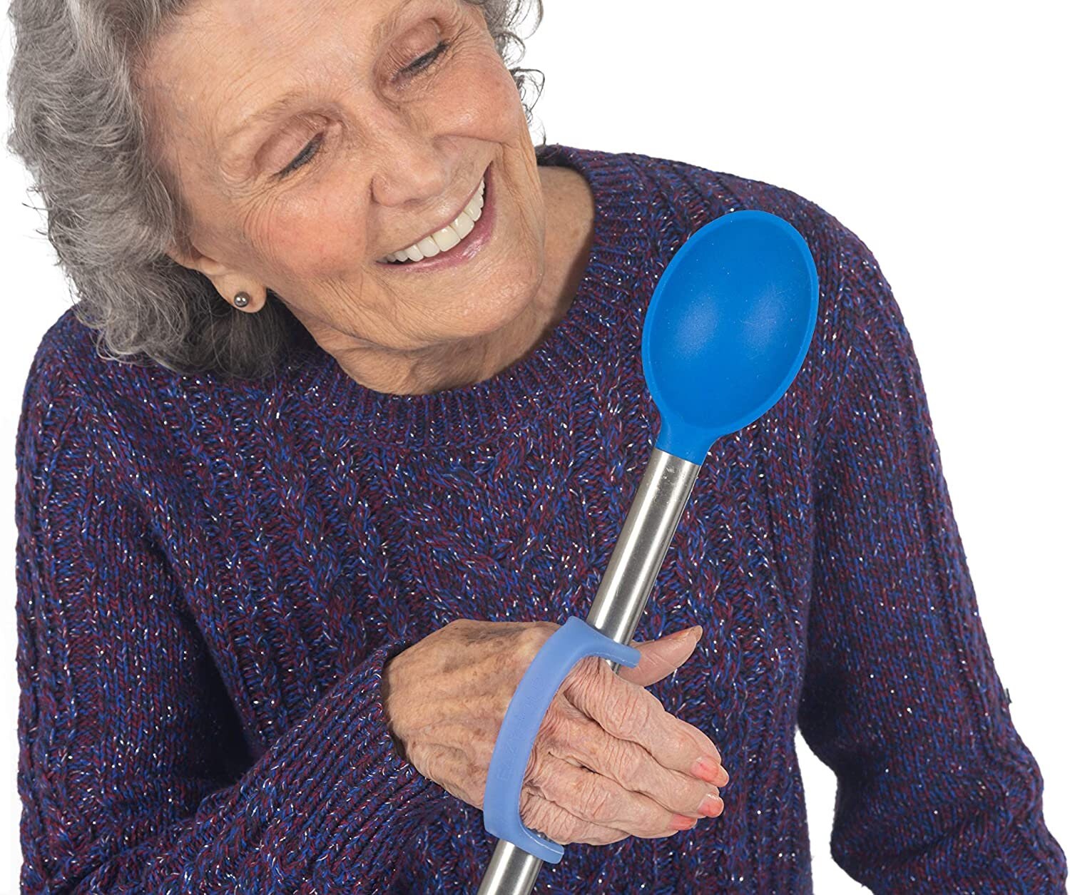 Eazyhold Silicone Universal Cuff Aid for Limited Hand Grip, Cerebral ...