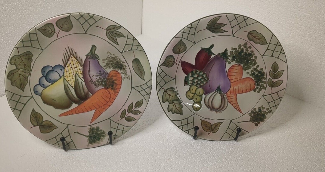 Set of 2 Pacific Rim Hand Painted Exclusive Ceramic - Etsy