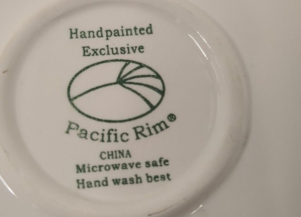 Set of 2 Pacific Rim Hand Painted Exclusive Ceramic - Etsy