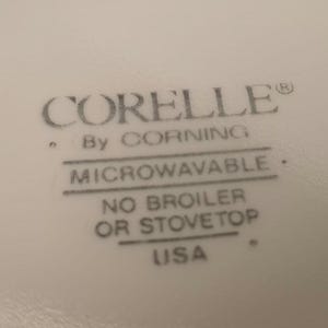 Set of 3 Corelle Blue Lily Dinner Plates Discontinued Made in USA 10 - Etsy