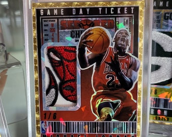 Michael Jordan Patch Card - Etsy