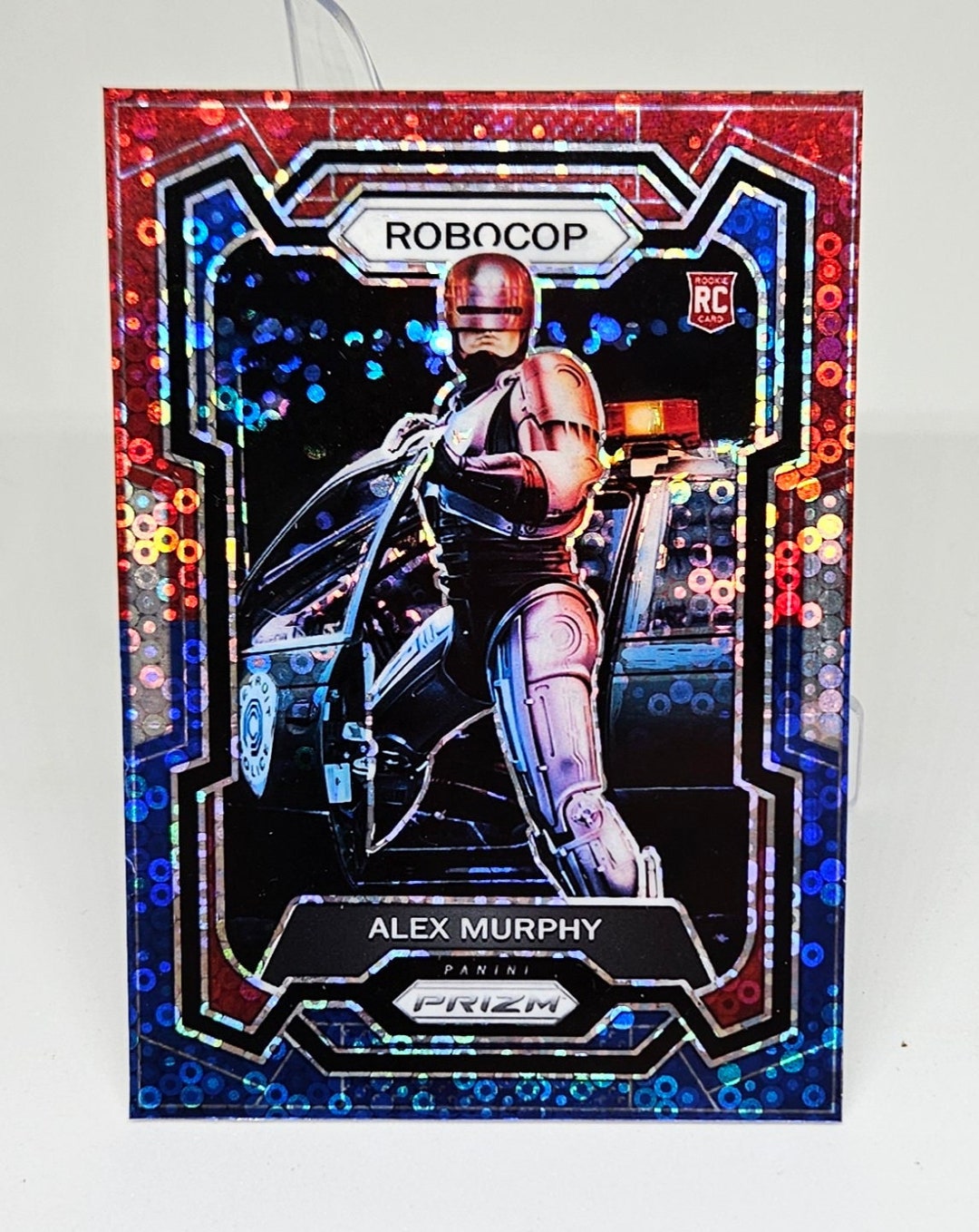 2023 Panini Prizm, Robocop Movie Poster Holographic Disco Custom Card ...