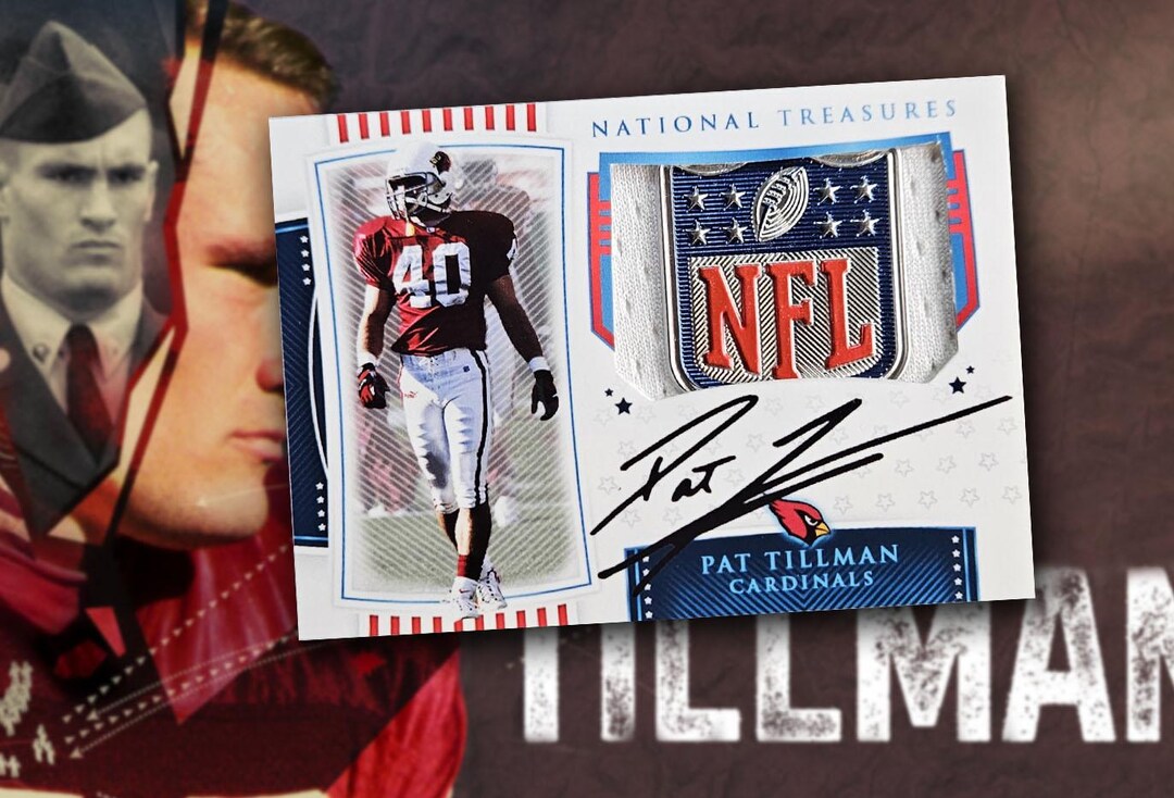 National Treasures Cardinals, US Army, Pat Tillman, NFL Patch NFL ...