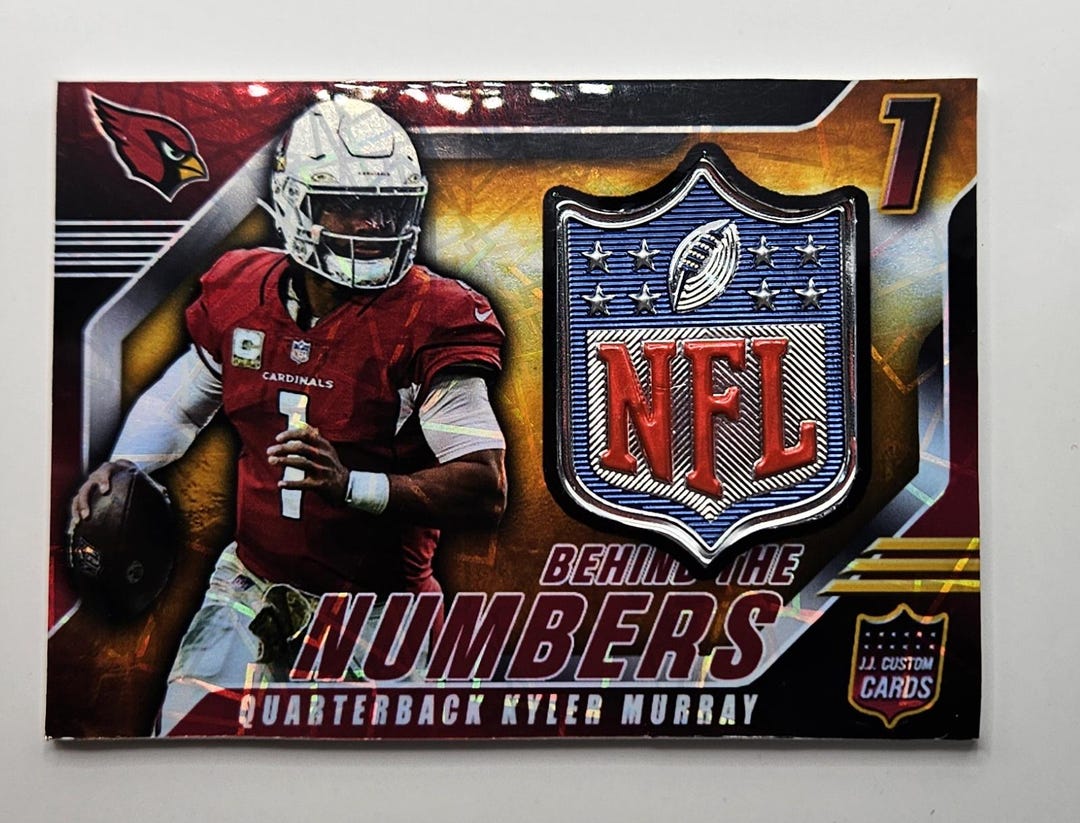 Cardinals, Kyler Murray, NFL Logo Patch Custom Art Card - Etsy