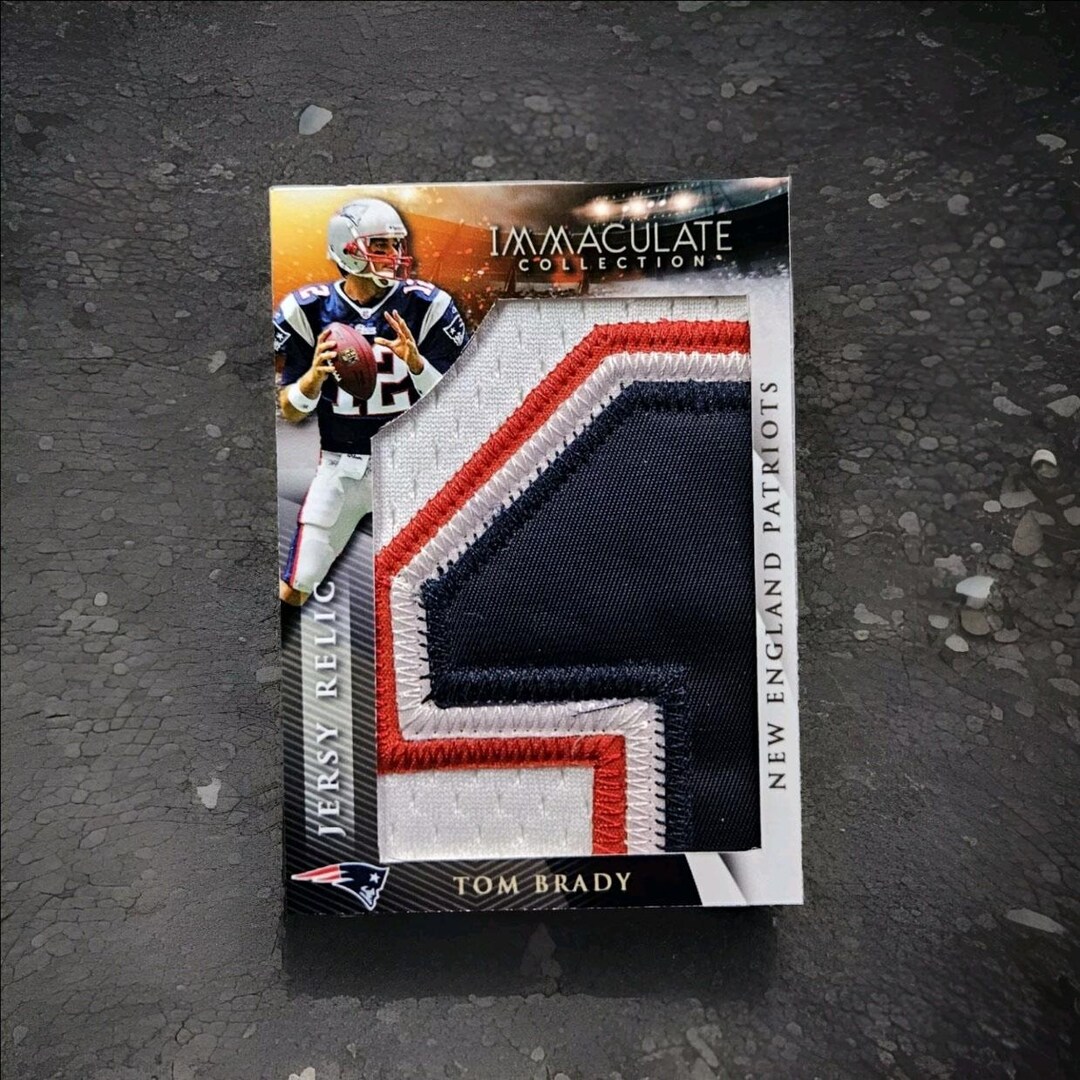 National Treasures Tom Brady 6 Superbowl Rings, Patriots Jumbo Patch ...