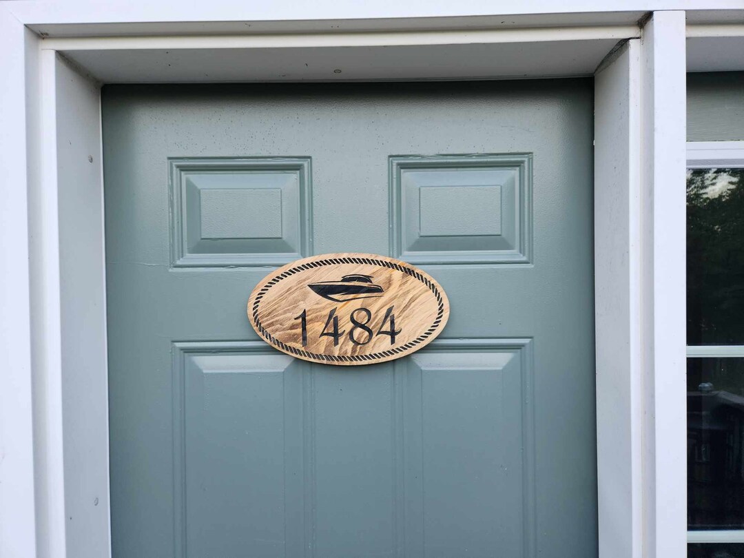 Round House Sign, Drive Way, Address Marker - Etsy
