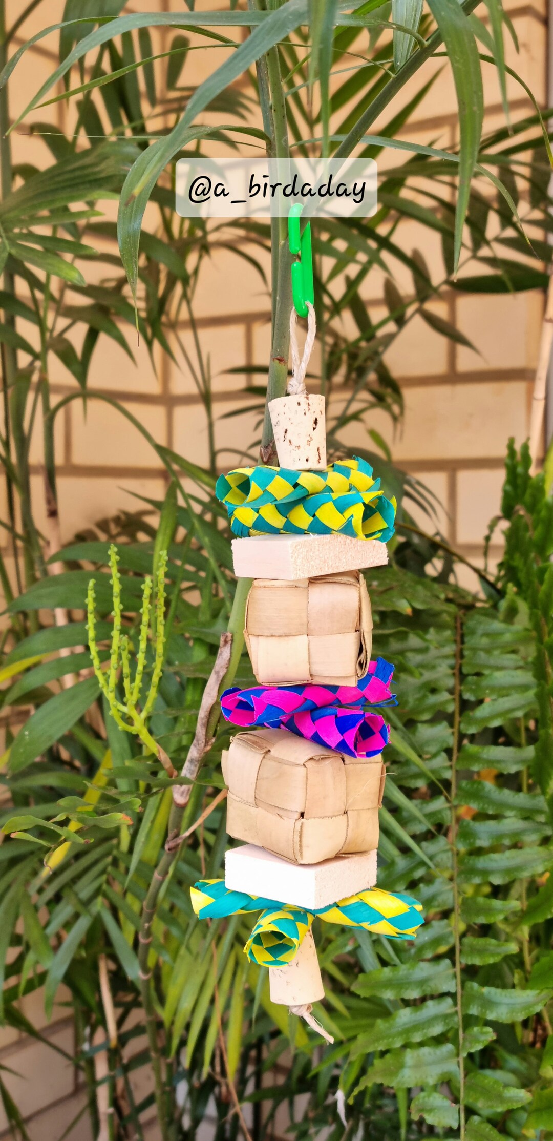 Double Crunchy Cubes - Hand Made Toys for Small to Medium Pet Birds ...