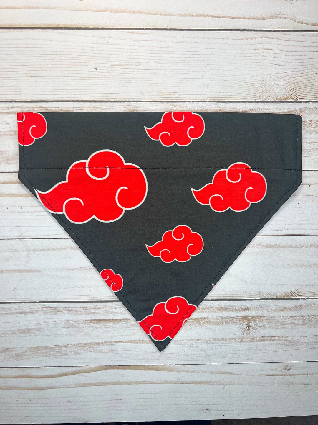 Akatsuki Cloud Over the Collar Doggy Bandana - Etsy