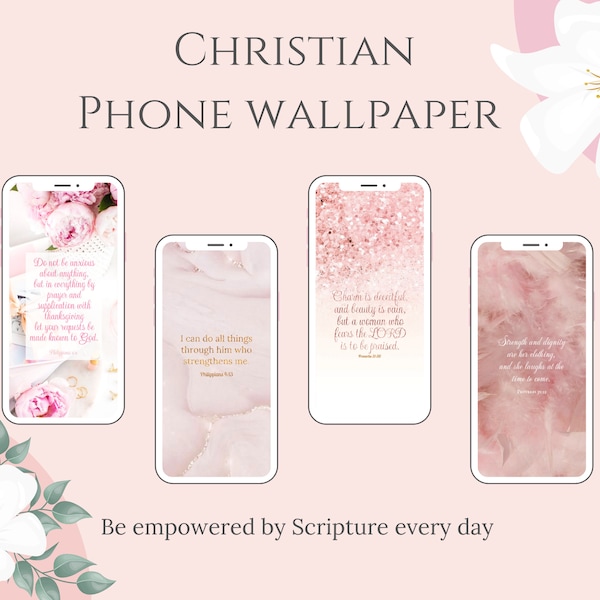 Pink Christian Wallpaper - Etsy