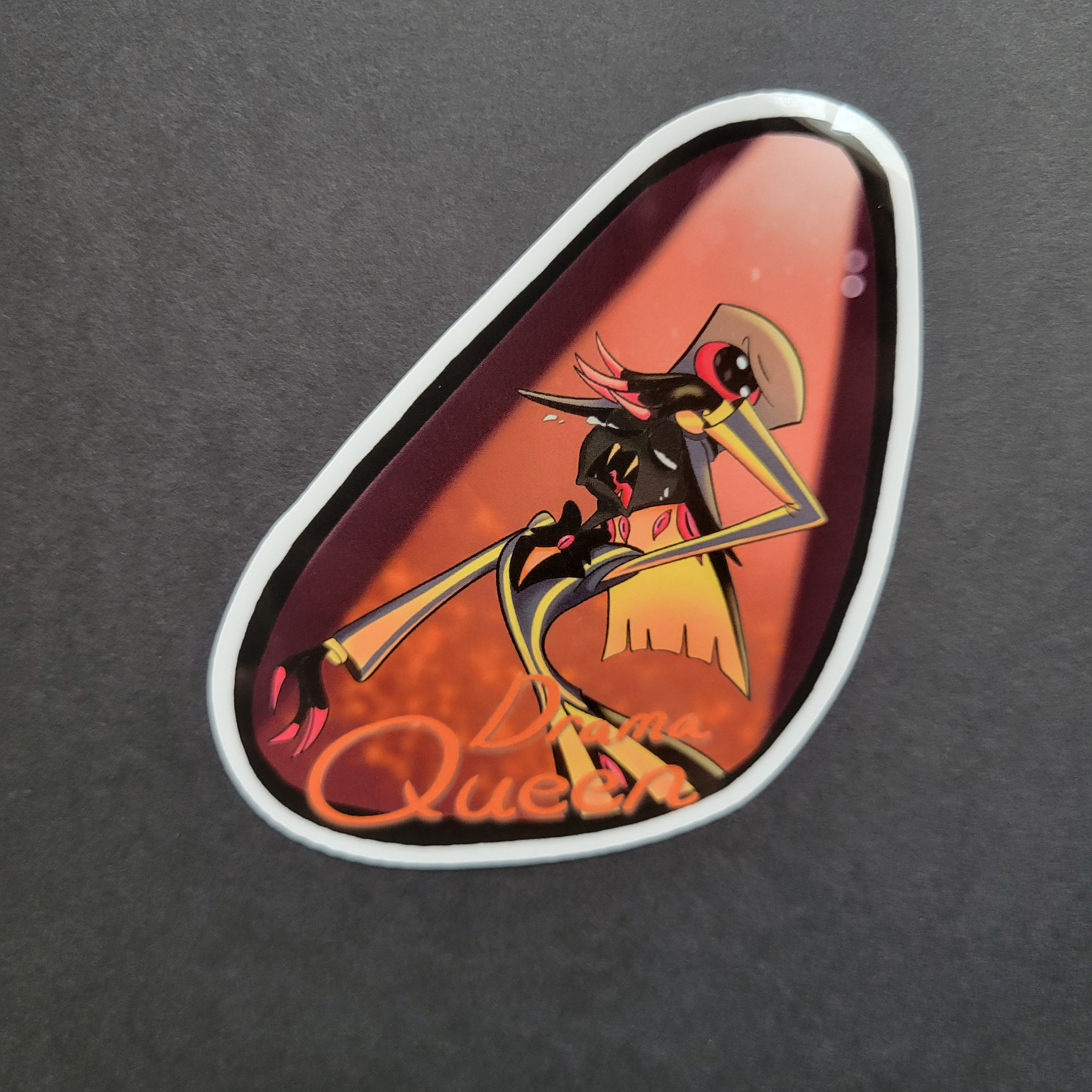 Hazbin Hotel Sir Pentious Drama Queen Sticker! - Etsy