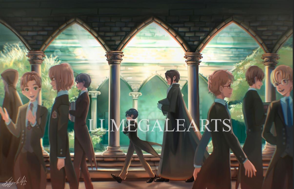Black Butler REDRAW Ending Credit Print - Etsy