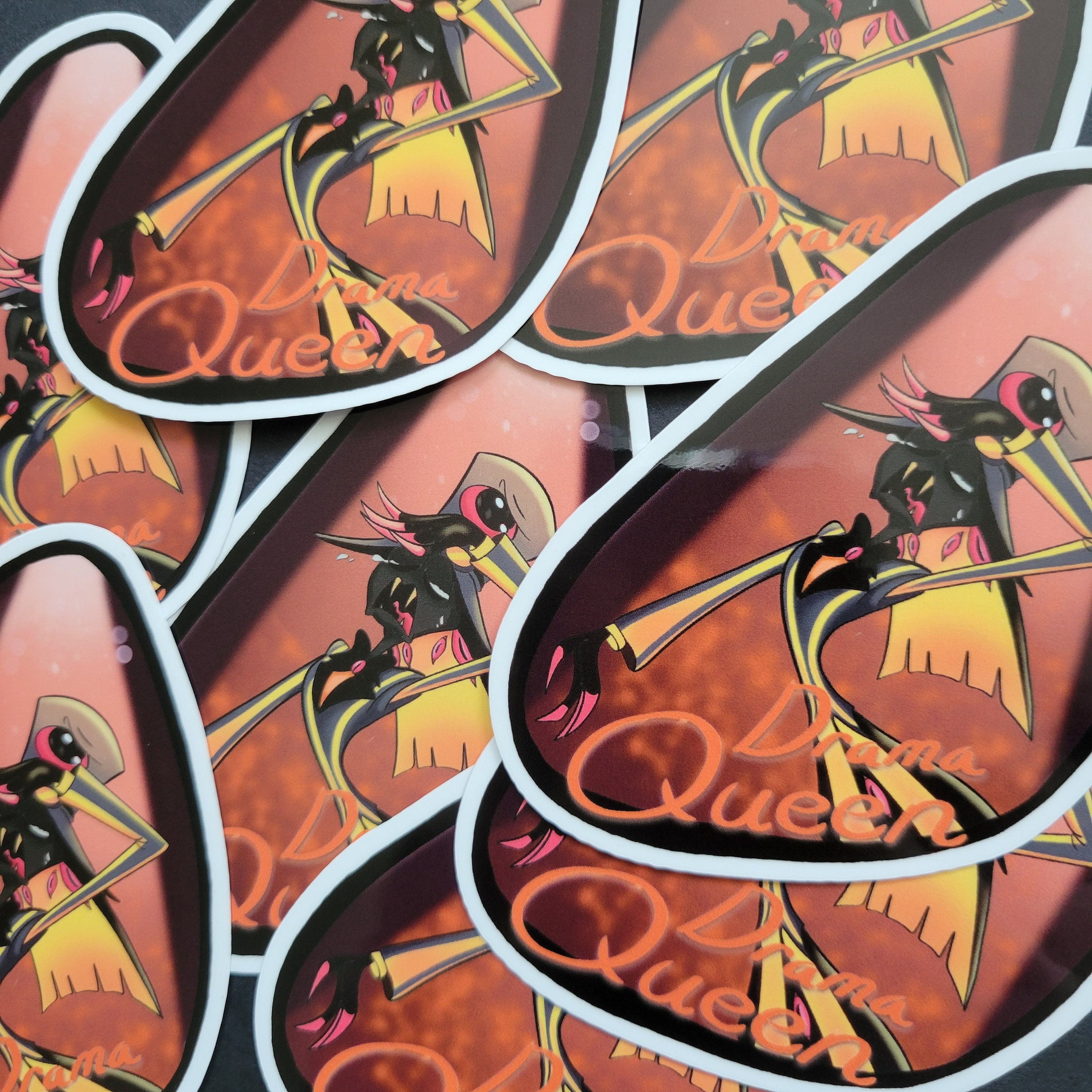 Hazbin Hotel Sir Pentious Drama Queen Sticker! - Etsy
