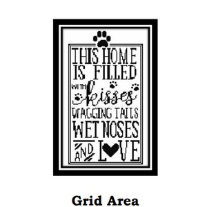 Kisses, Wagging Tails, & Wet Noses PDF Cross Stitch Pattern - Etsy