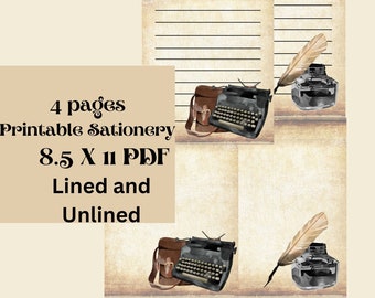 Old Style Writing Paper - Etsy
